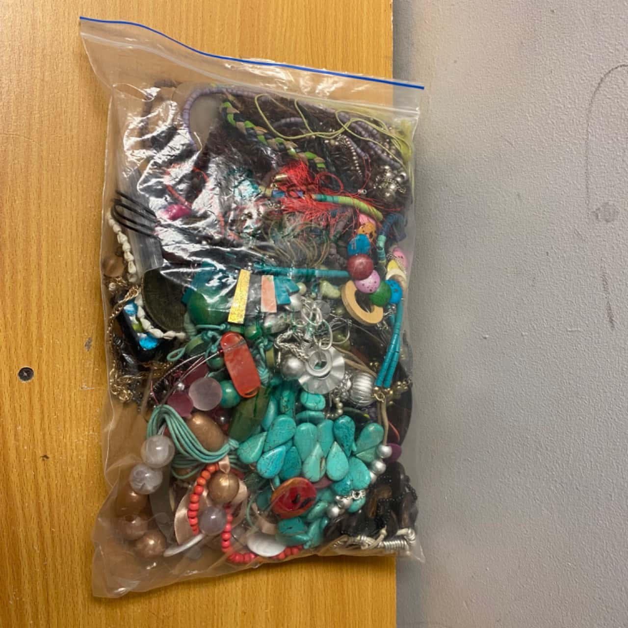 Mixed bag of tangled necklaces- 2.1Kg(s)