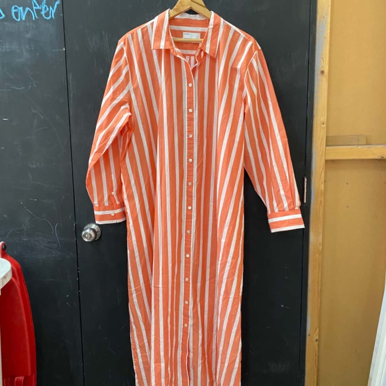 Commonry Tangelo Stripe Button Up Dress Size 18 BNWT(s)