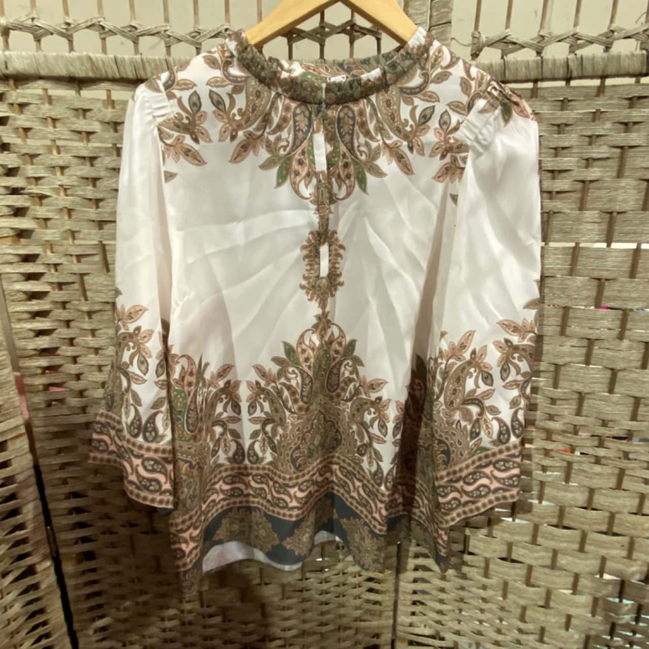 GUSTAV Designed in Denmark Paisley Patterned Blouse Size 12(s)