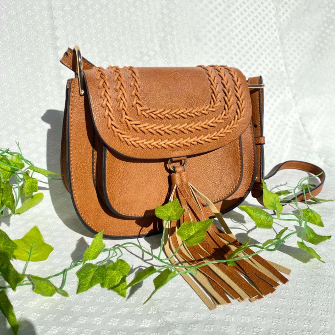 Seed Heritage Brown Cross Body Satchel Bag (s)