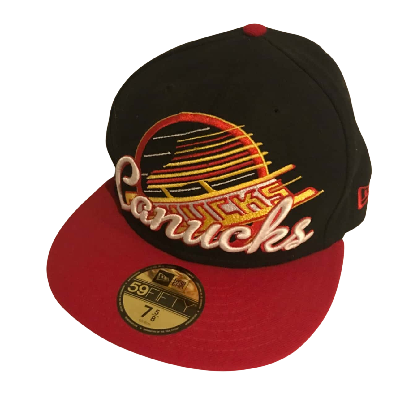 Mens Black / Red / Yellow Vancouver Canucks Cap(s)