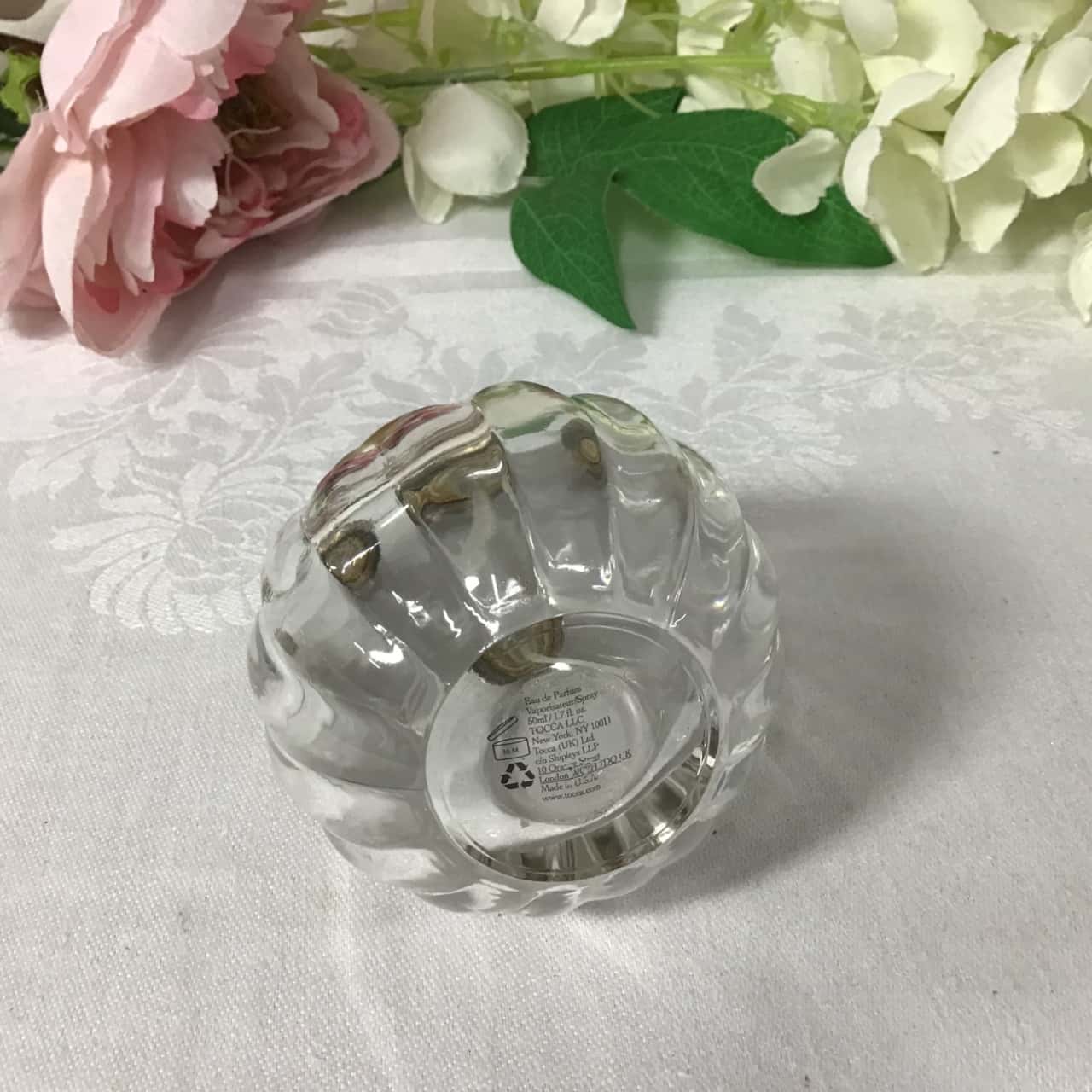 Tocca Mini Eau De Parfum Glass Spray Bottle with 3 x Small Screw top ...