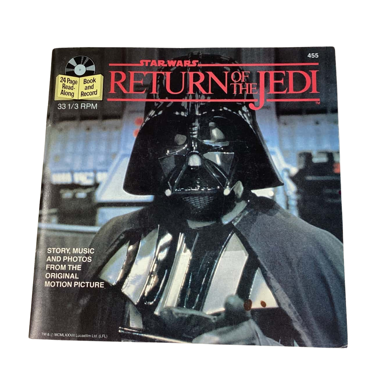 Star Wars Return of the Jedi Read Along 7” Vinyl Story Book