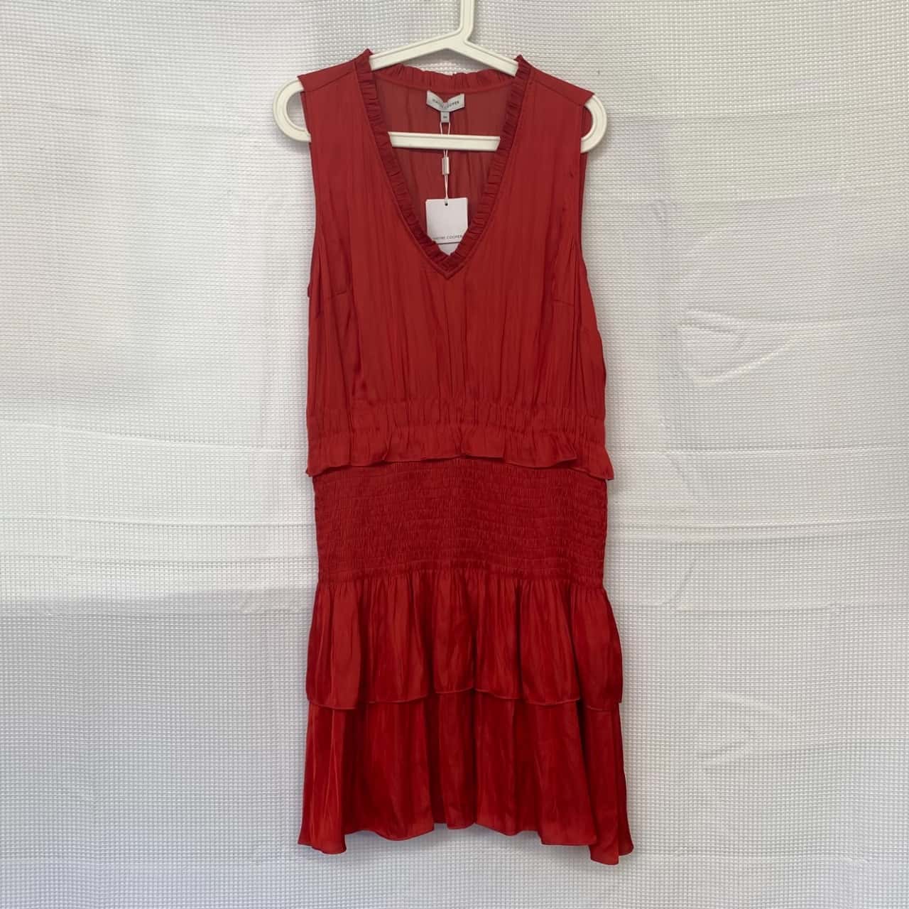 Wayne Cooper Womens Size 16 Sleeveless Dress Red