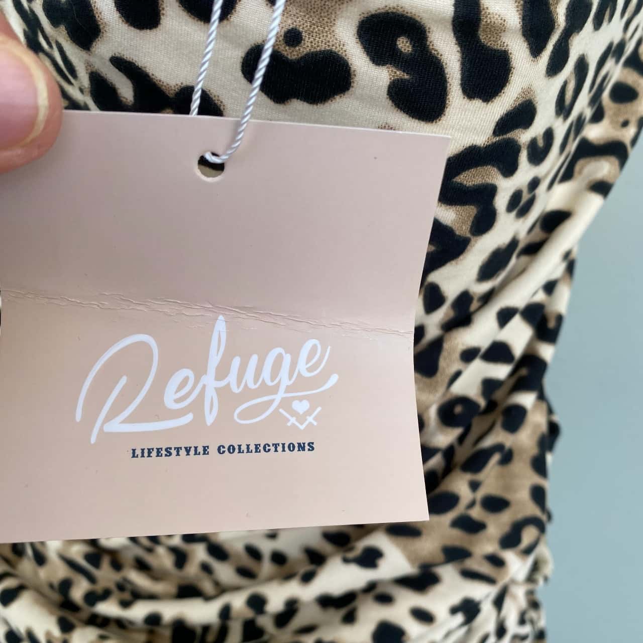 Refuge Womens Size S Off The Shoulder Animal print Dress(s)
