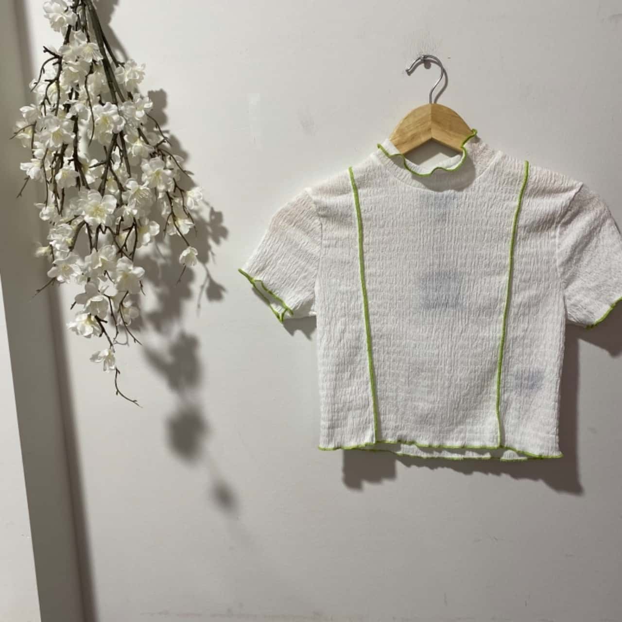 Neon Hart Top and Mini Skirt Set Size S(s)