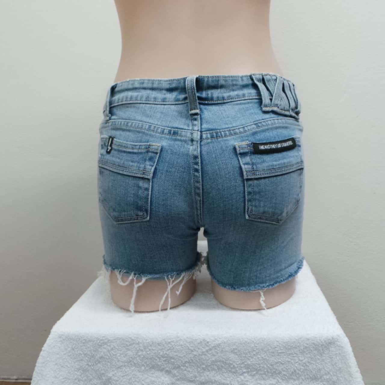 REDUCED! I Heard They Eat Cigarettes Denim Shorts Size 6(s) - New With ...