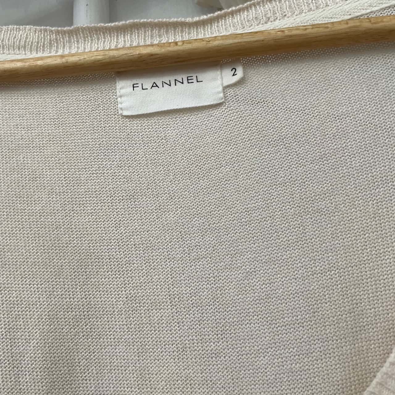 Flannel Size 2 Beige / Champagne jumper (s)