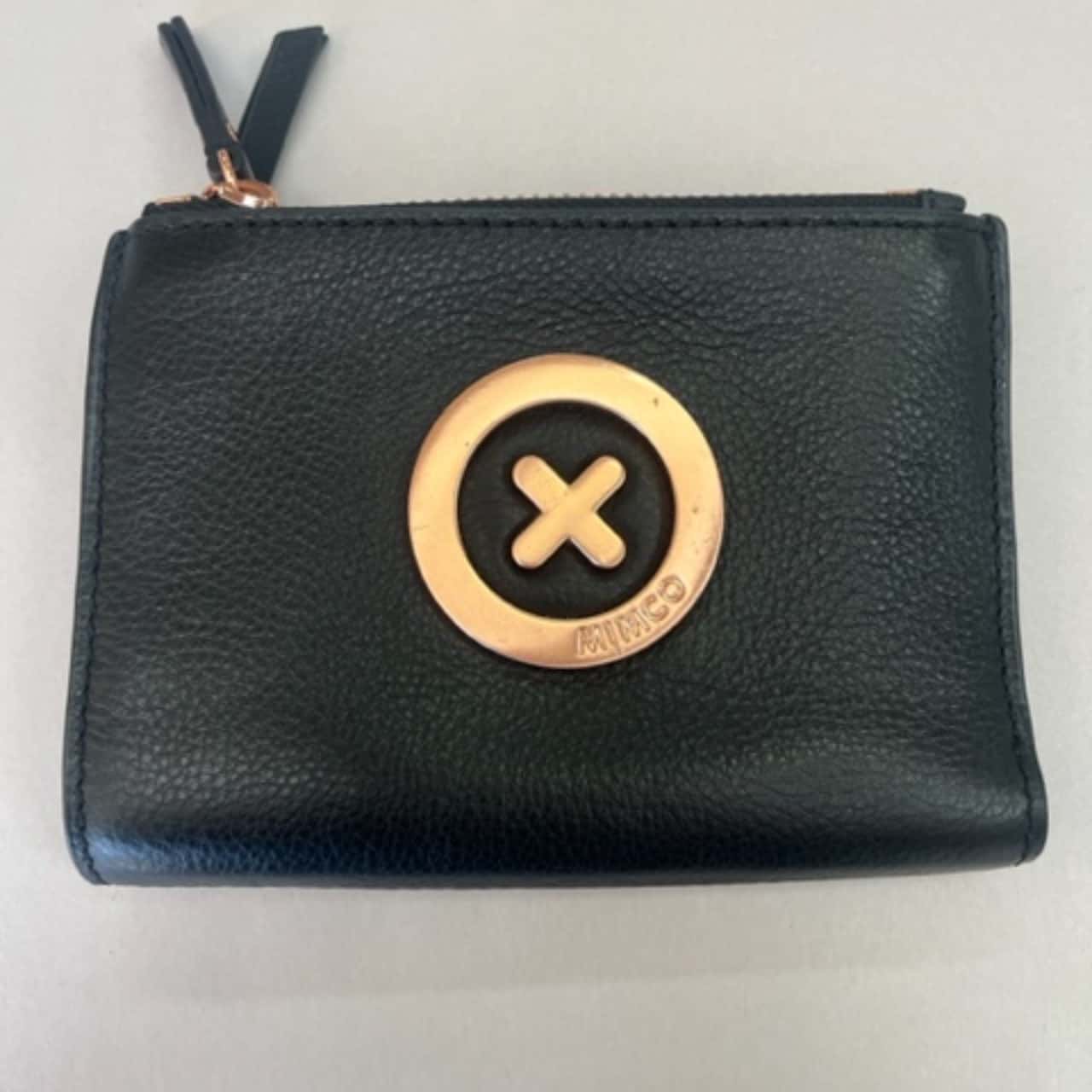 mimco wallet black(s)