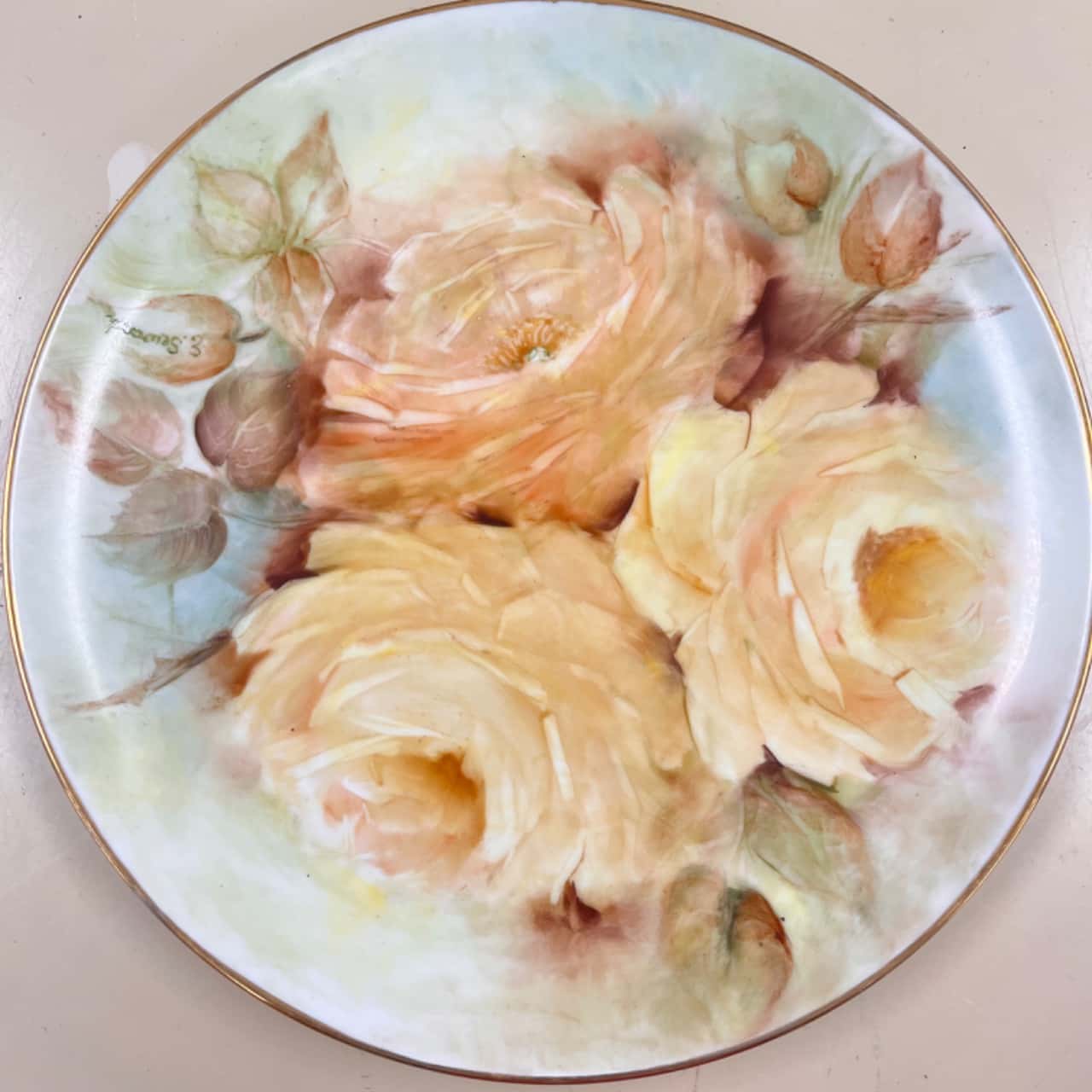 Furstenberg West Germany China Painted plate