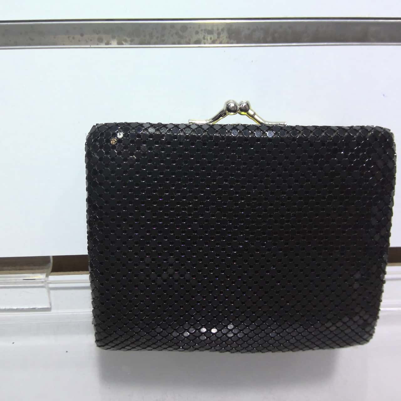 Woman's Black Mesh Purse Australian Made (s)