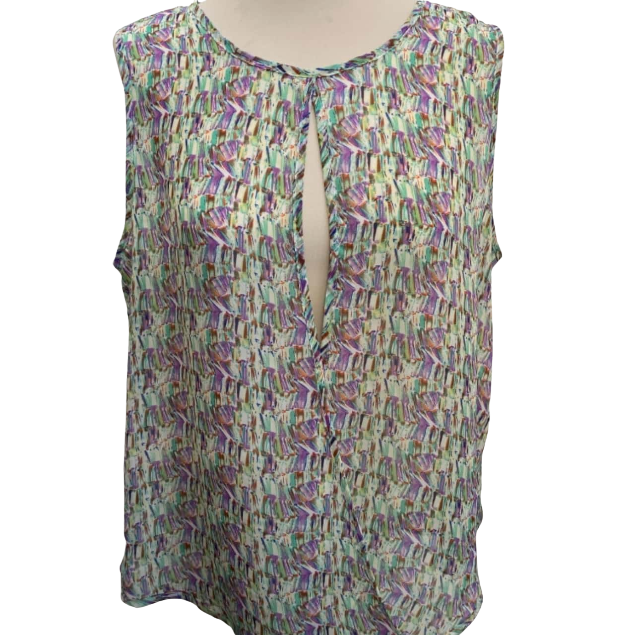 TEMT Womens Size 12 Sleeveless Multicoloured (s)