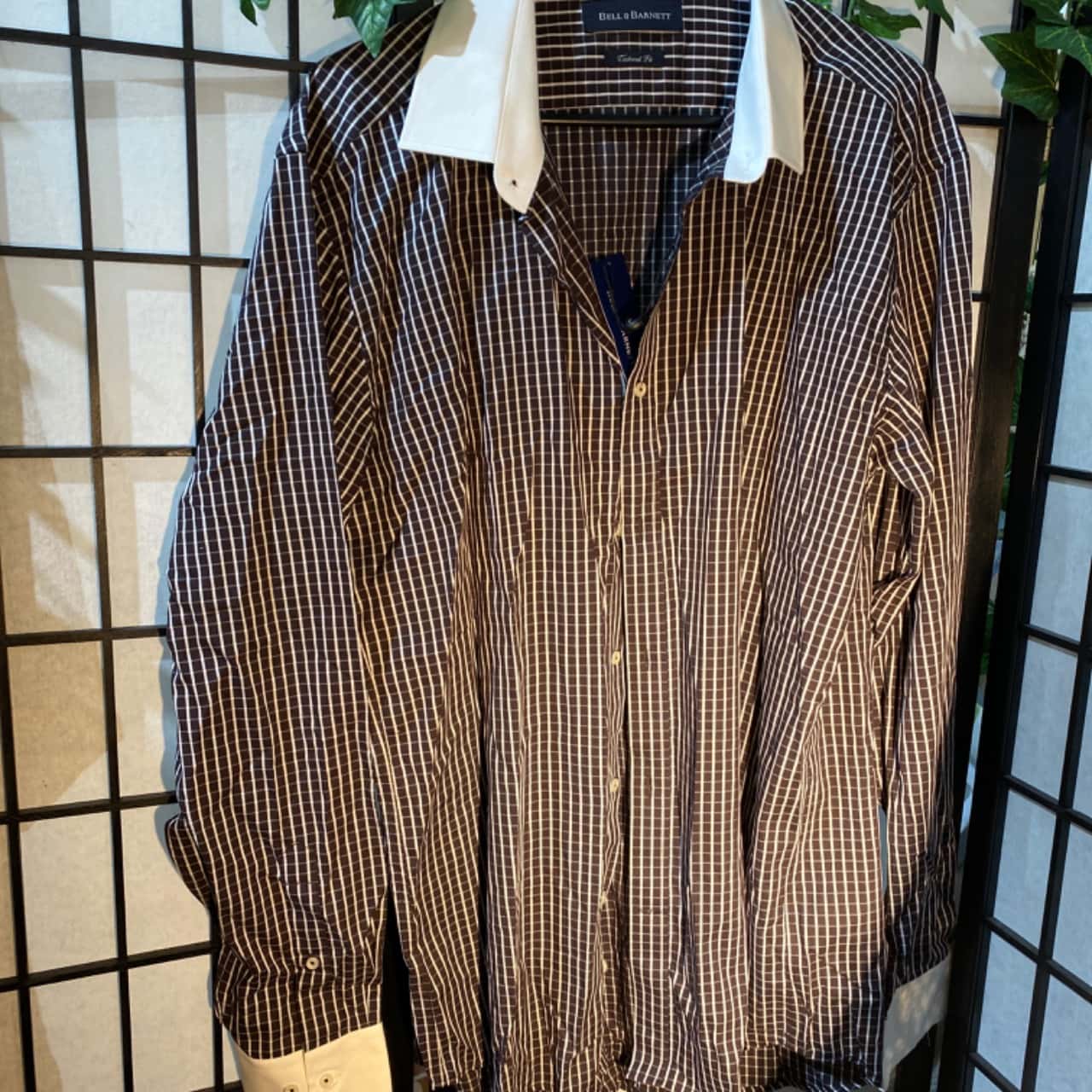 BELL & BARNETT Mens Size 46 Long Sleeve Black / White (s)