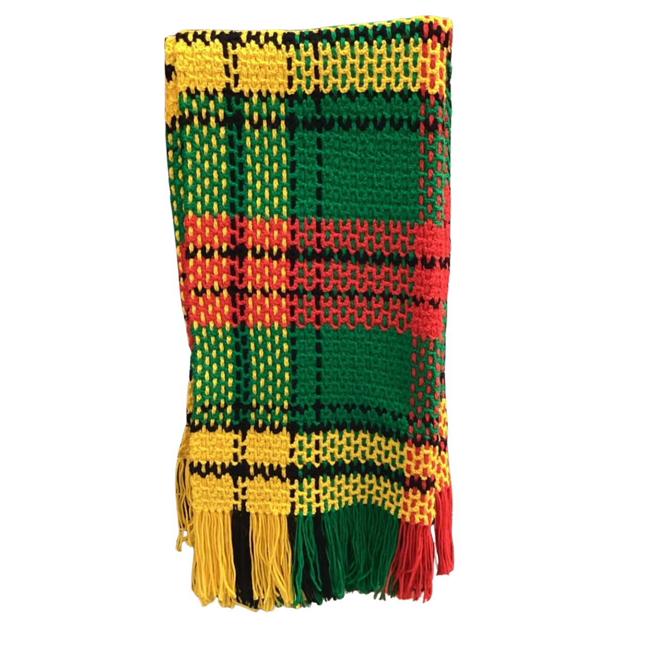 Mac Millan Clan Handmade Crochet Tartan Rug/ Blanket 130x130cm(s) - New ...