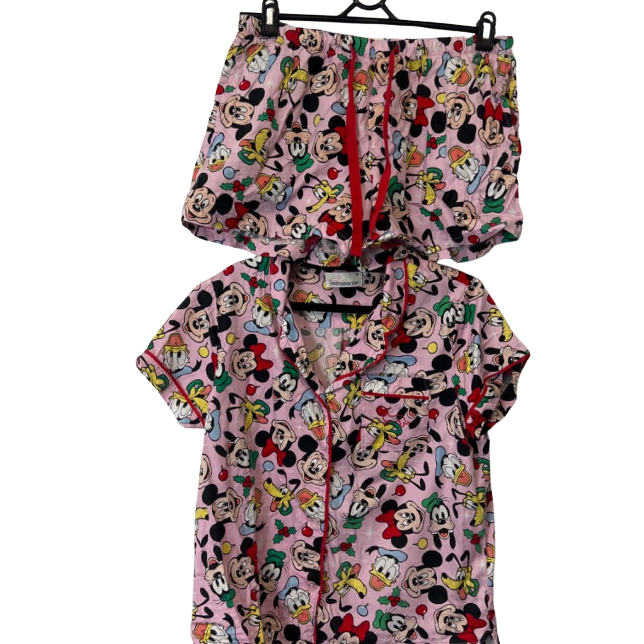 Peter Alexander Disney Size M Pink short PJs
