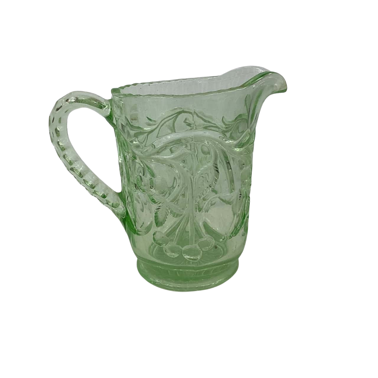 Vintage Uranium Glass Pitcher Jug (s)