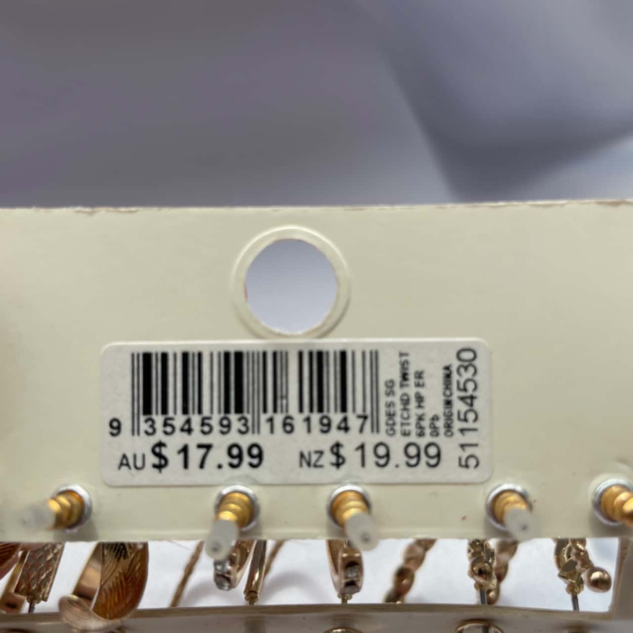 Lovisa Womens Earrings Pack with Tiara Costume Jewellery Gold / Pearl