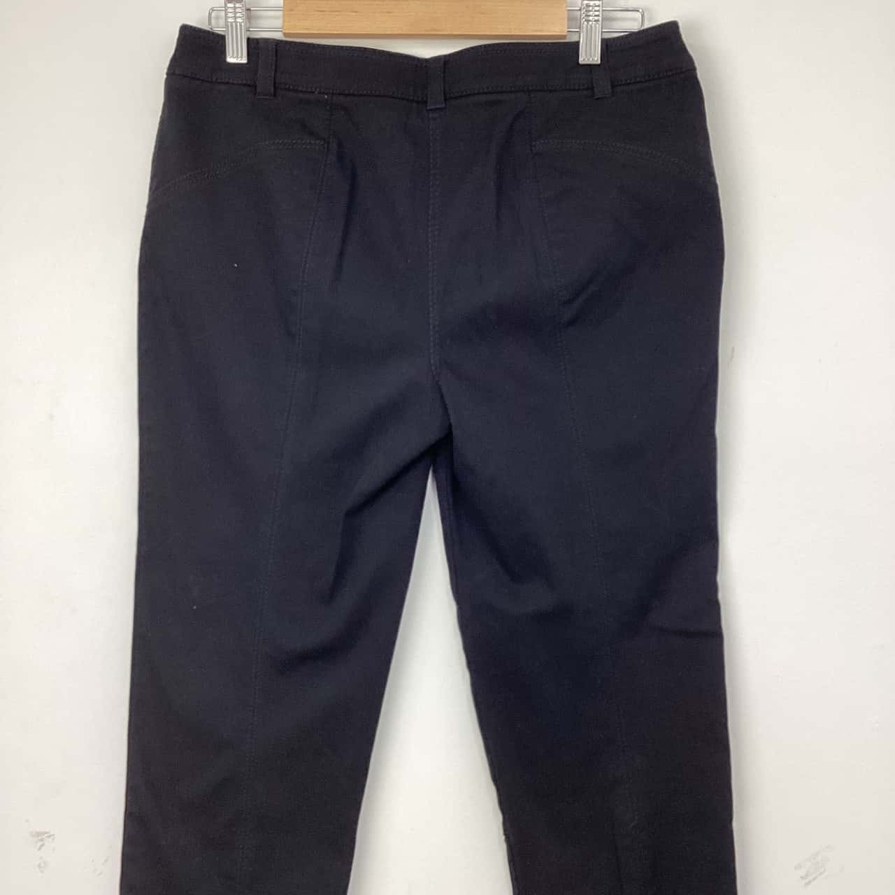 Basler Womens Size 40 Black jodhpur detail jeans EUC - as new(s)