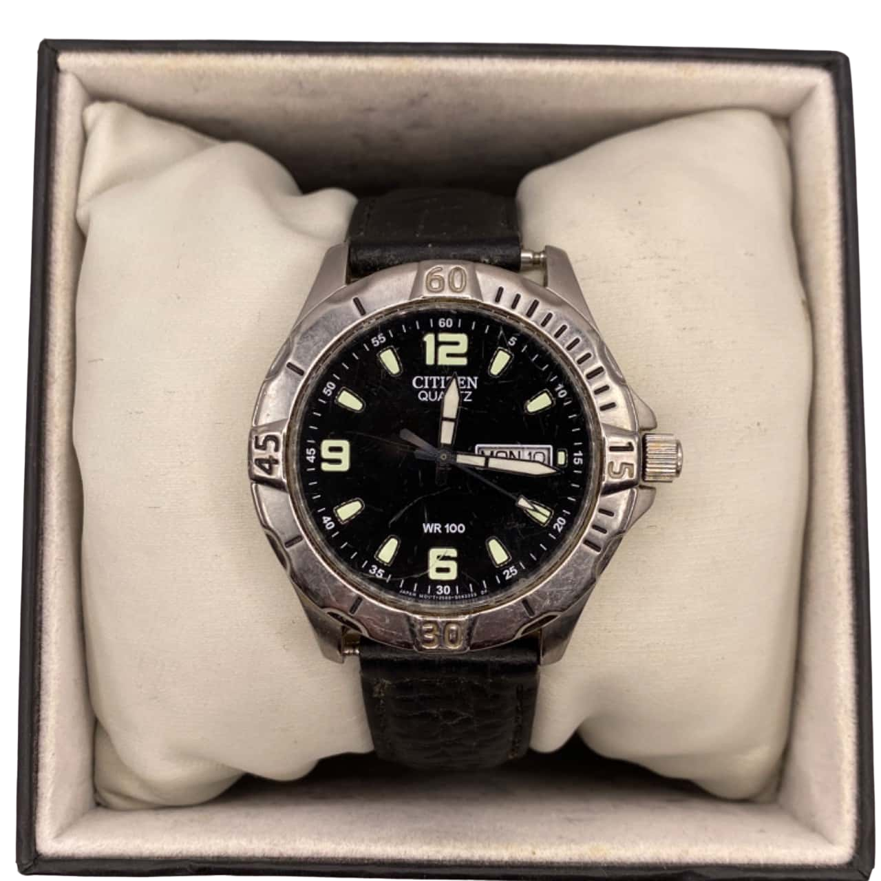 Citizen Mens Watch Black/Steel(s)