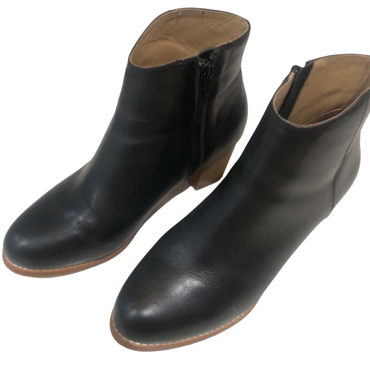 Bared Footwear. Black Leather Ankle Boots. Size 38 (s) - Used As New ...