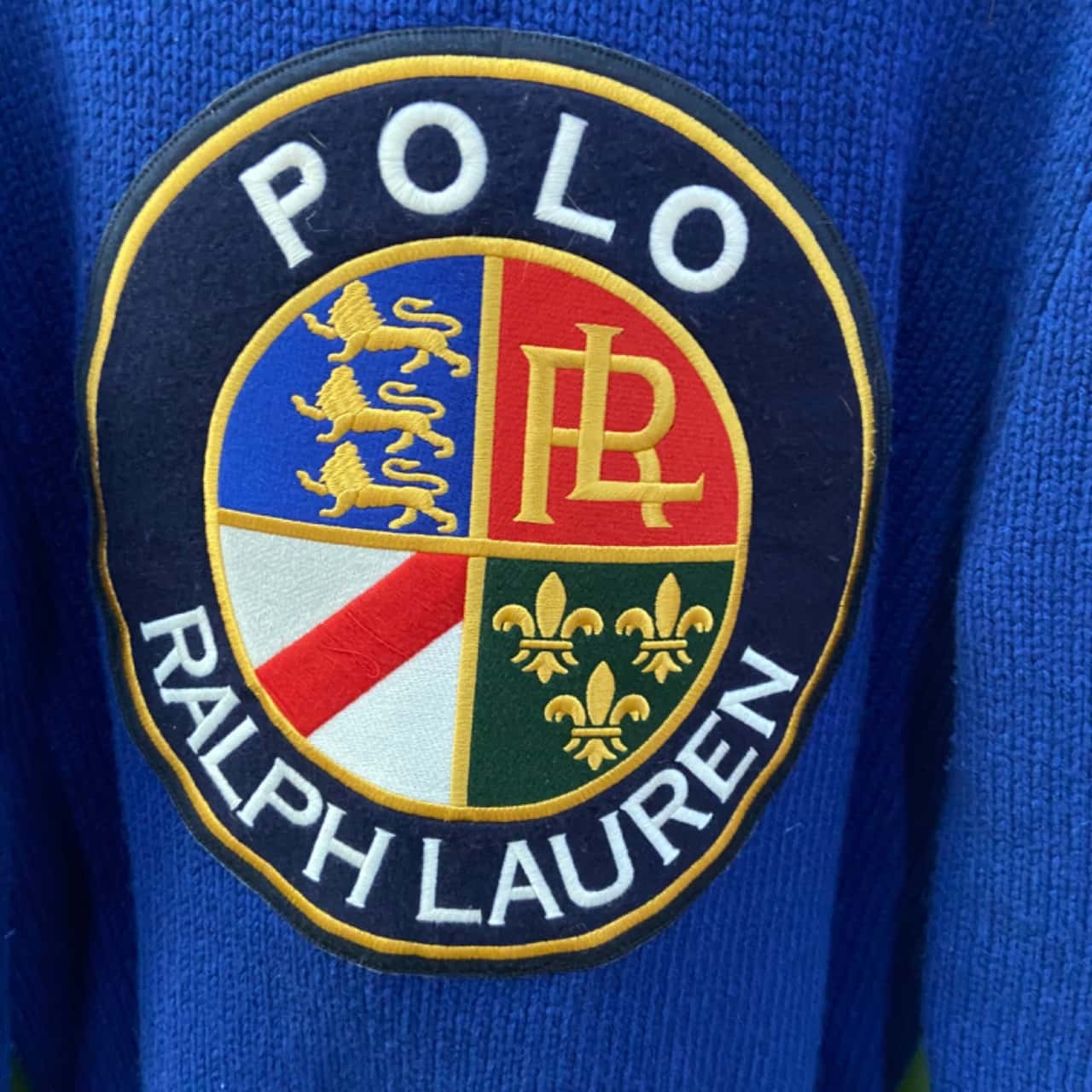 Polo Ralph Lauren Mens Size M Turtlenecks Blue / White (s)
