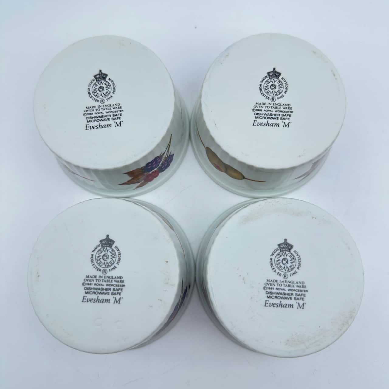 ROYAL WORCESTER RAMEKINS SET OF 4