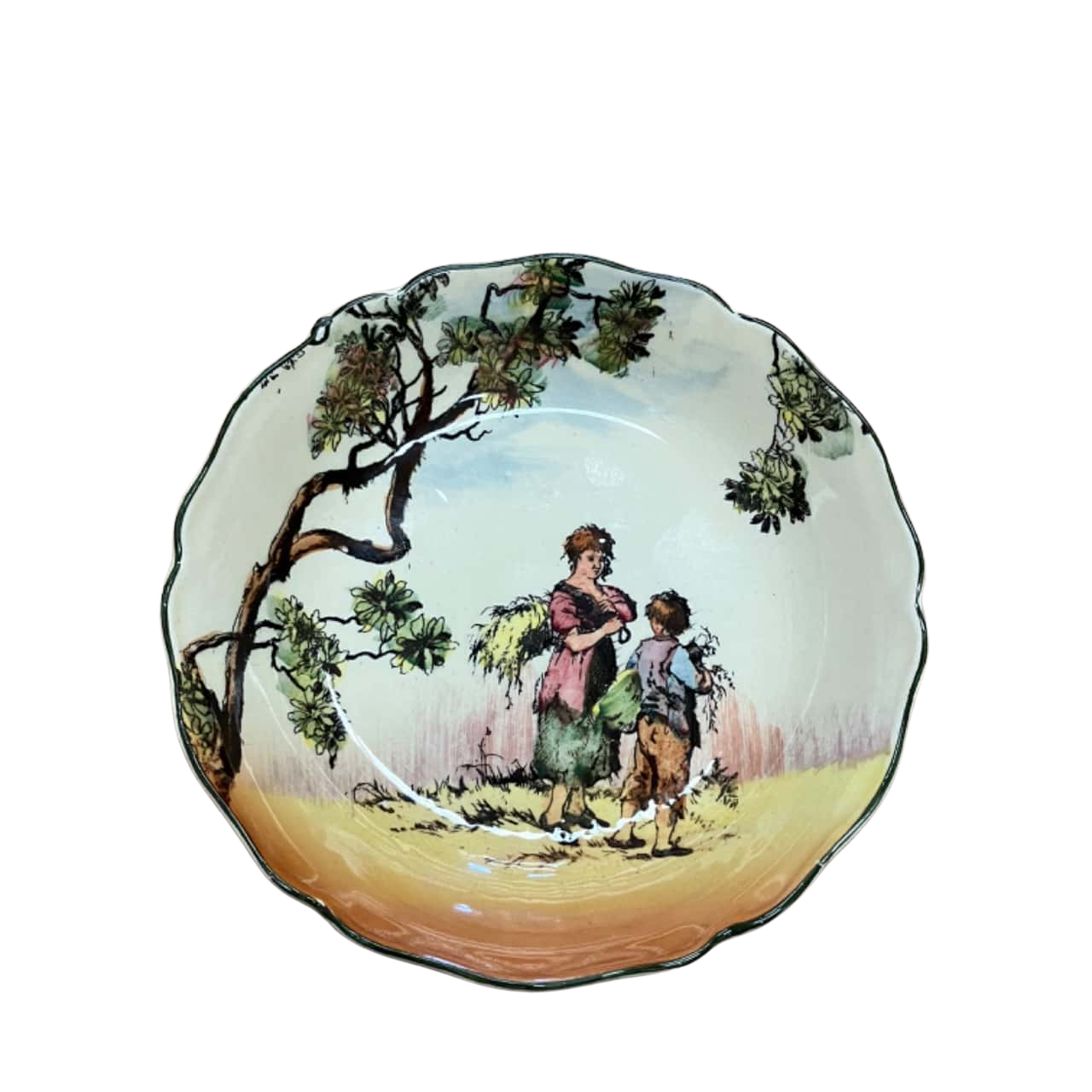 REDUCED Royal Doulton The Gleamers Plate D1623 - 1930’s 13.5cm(s)
