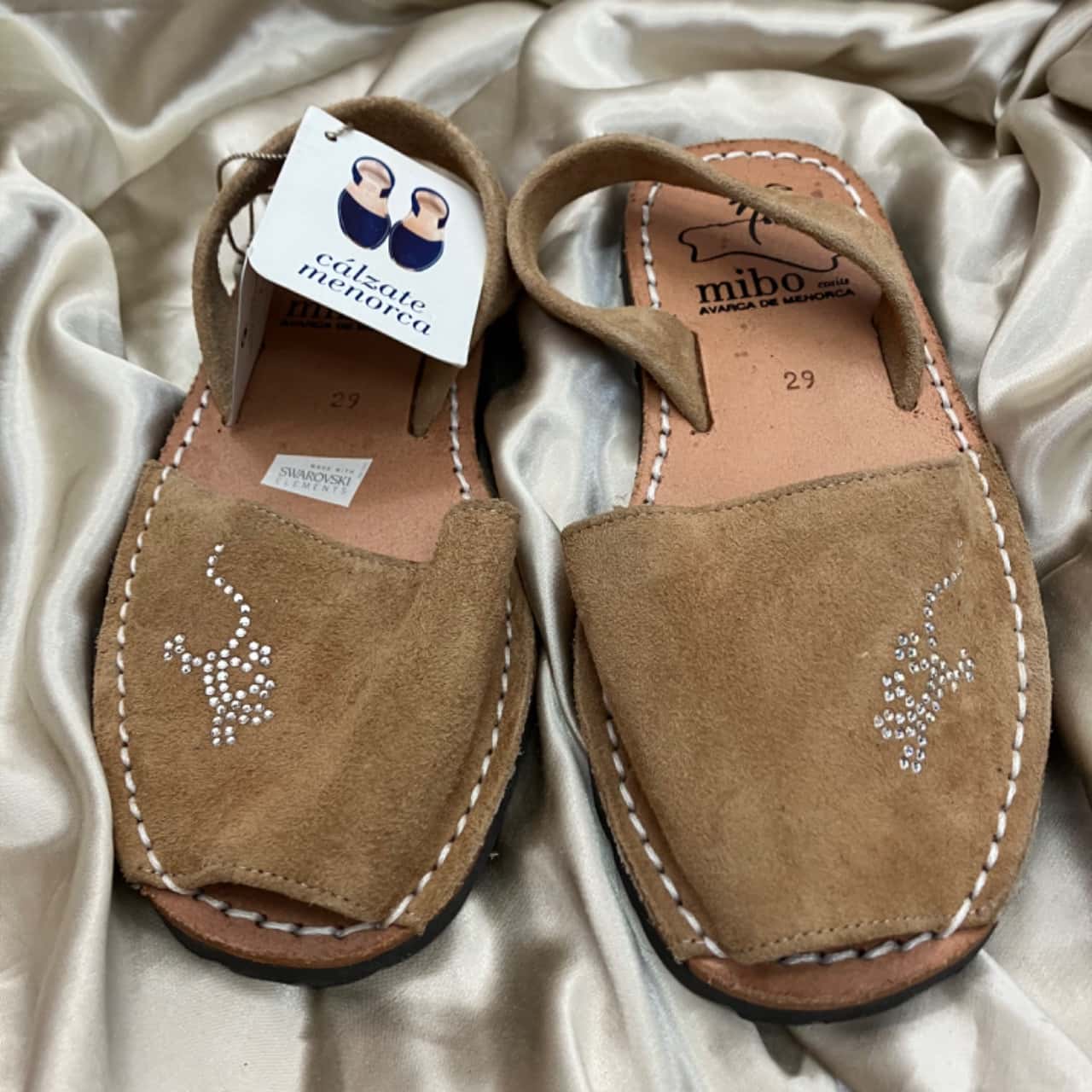 Mibo Avarca De Menorca Kids Size 29 Shoes Beige