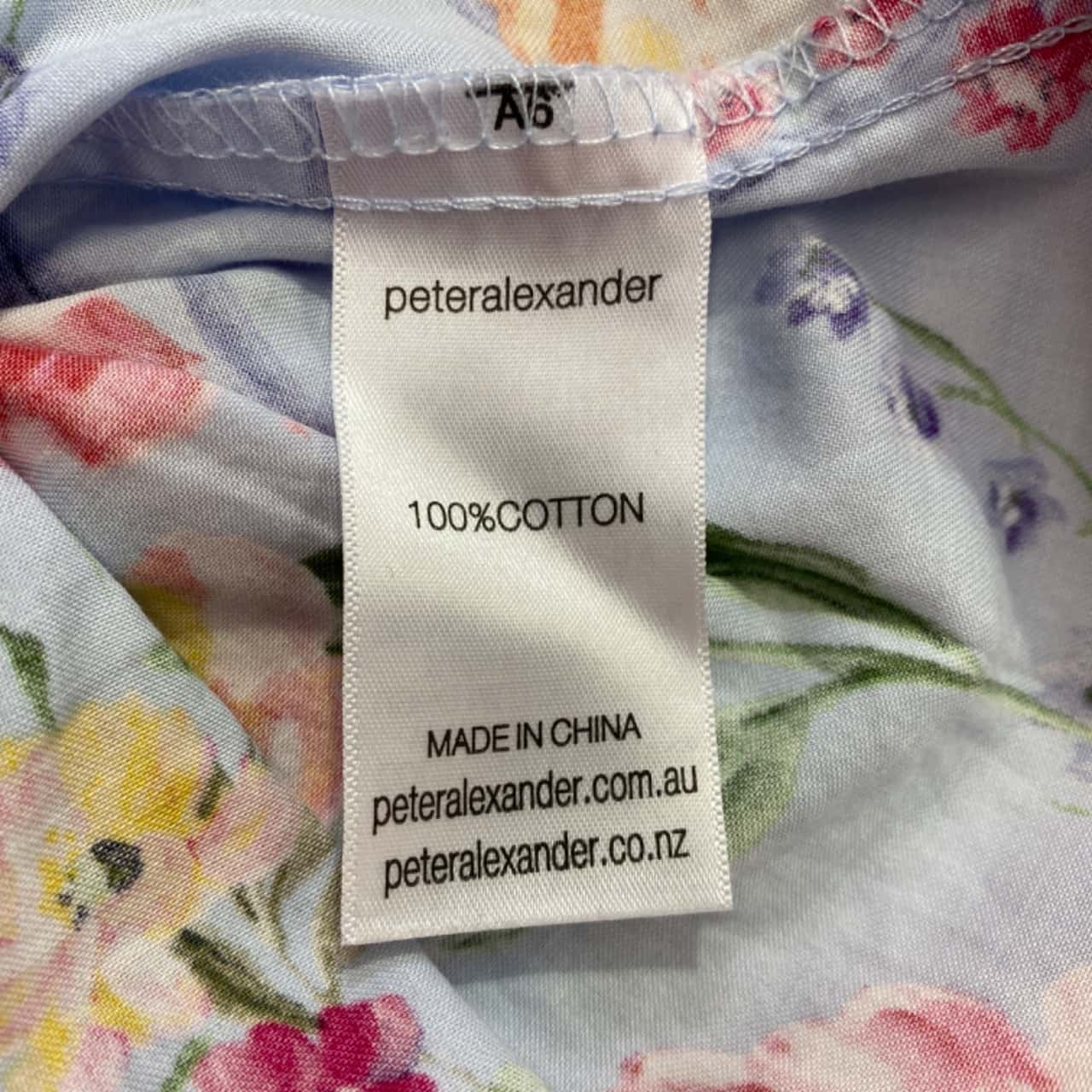 Women’s Peter Alexander Size XL Blue / Floral / Multicoloured Nightie ...