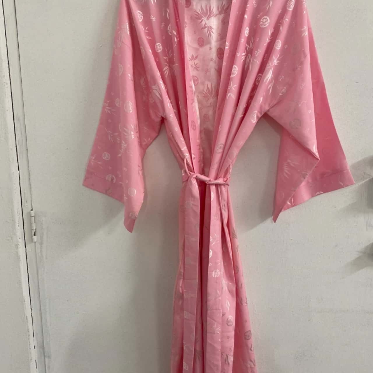 Womens Pink silk Robe(s)