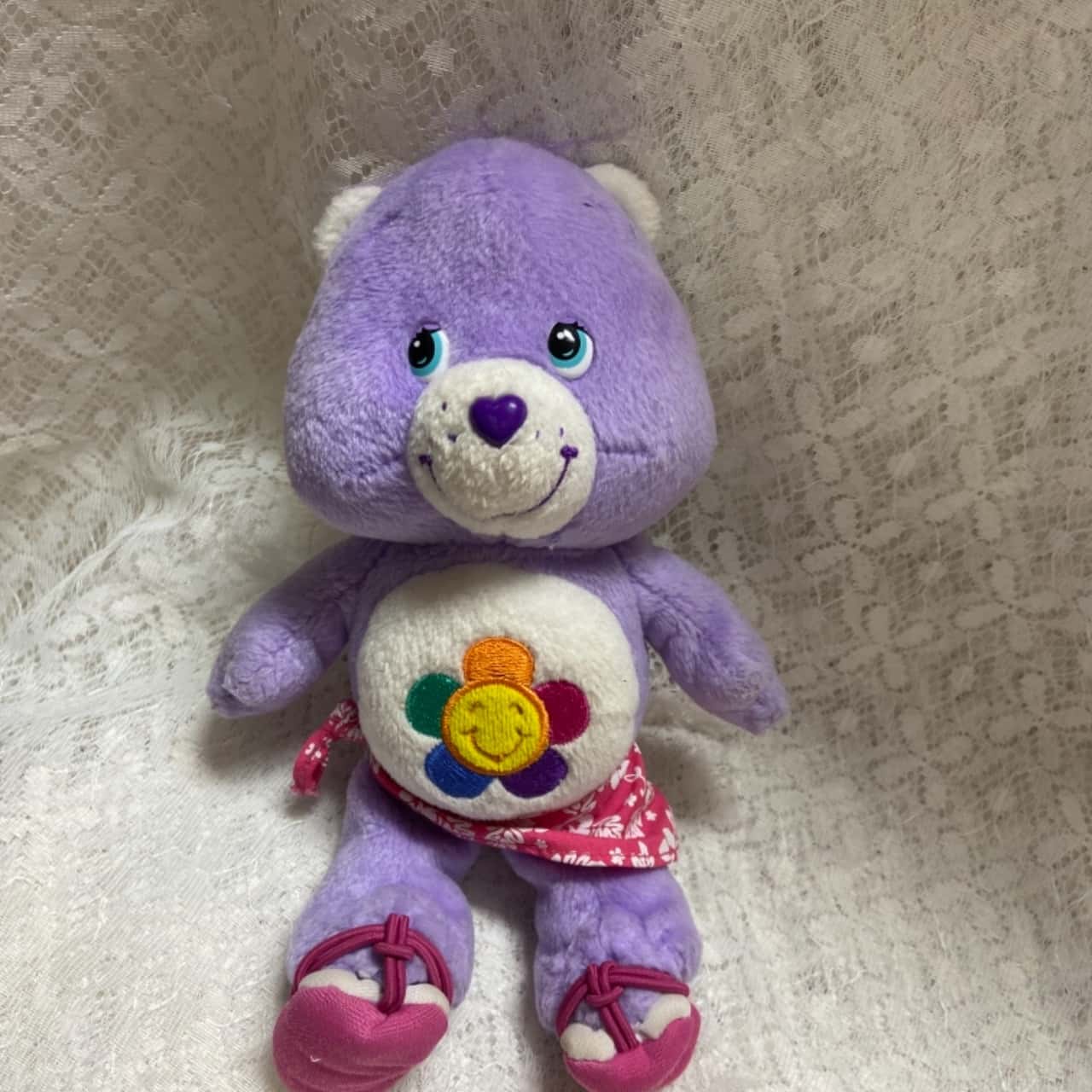 Care Bears Harmony Bear Plush Play Along - Summer Outfit (2005), 22cm