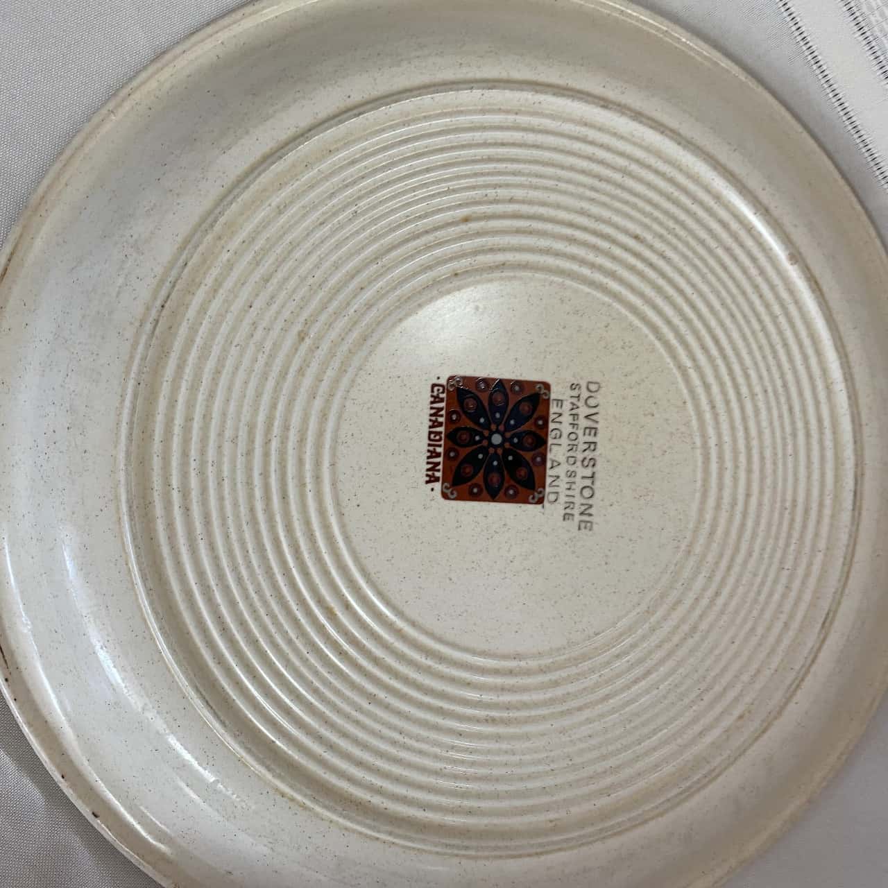 Doverstone Staffordshire Pottery "Heather"Dinner plate "Canadiana ...