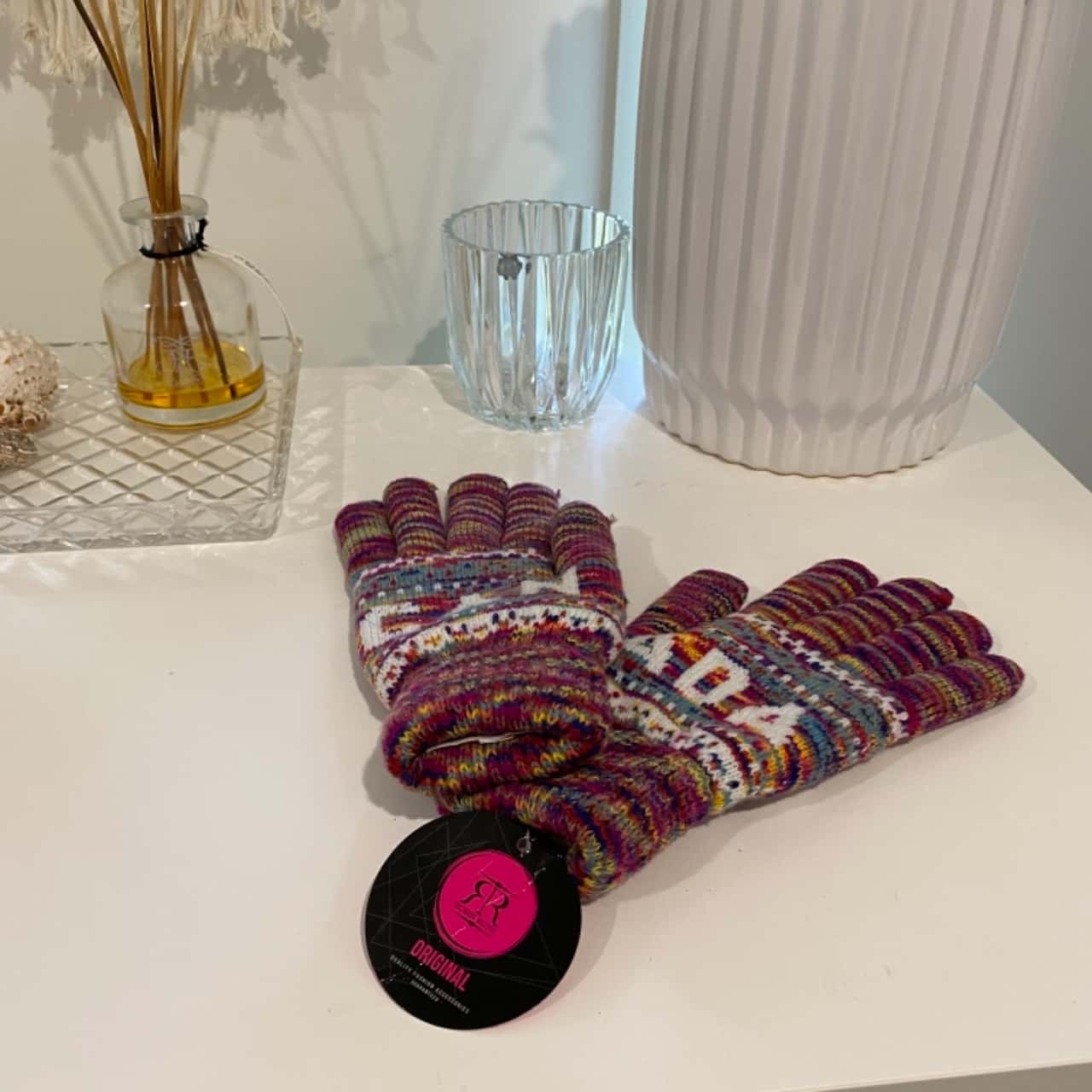 Robin Ruth Women's Gloves Multicoloured/Pink (s)