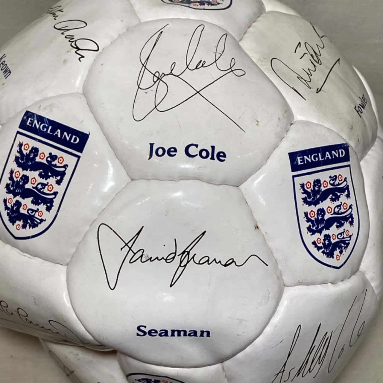 England Printed Signature Football