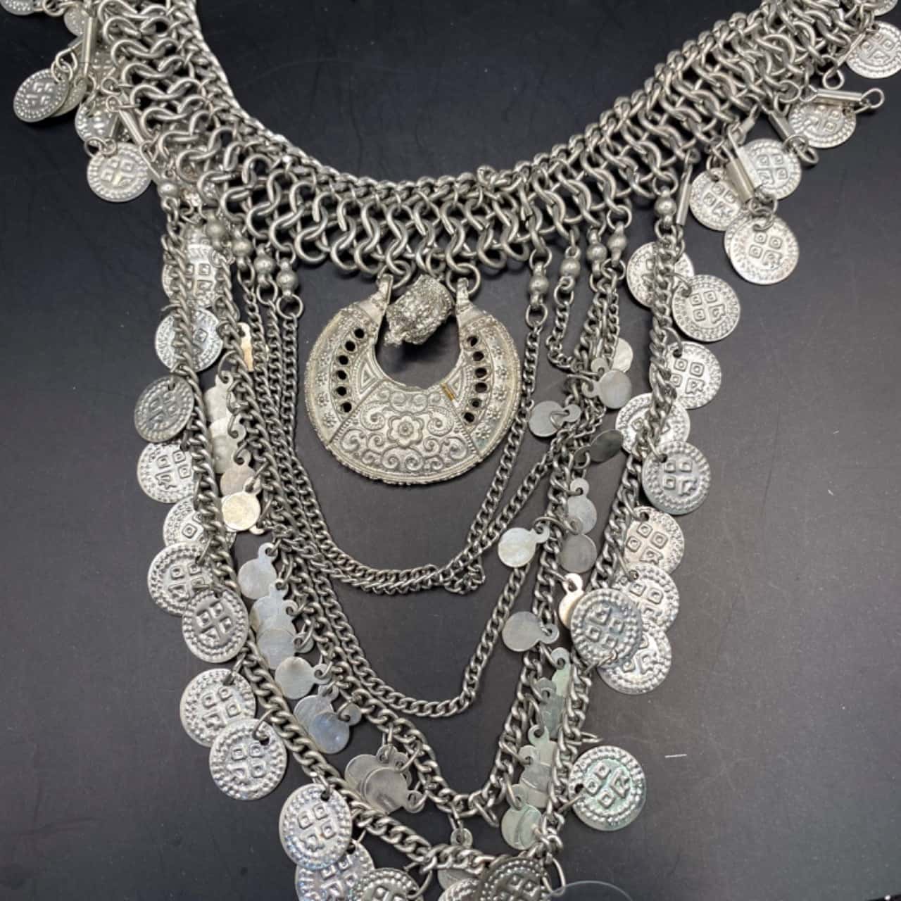 Tribal Coin Necklace