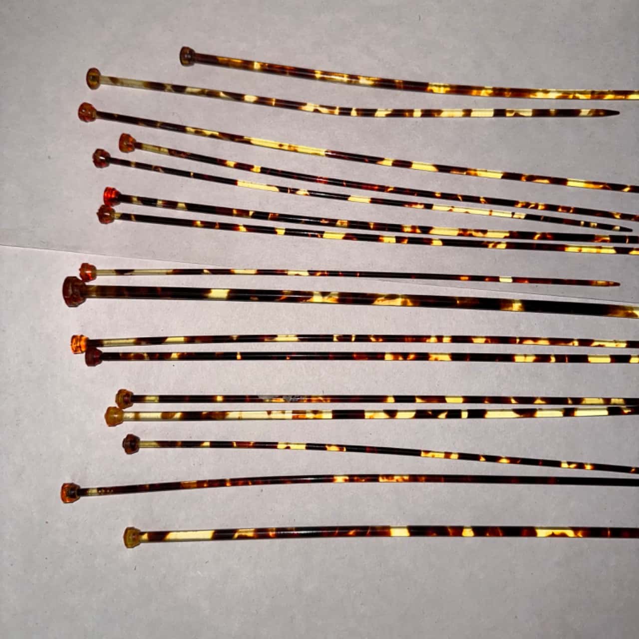 VINTAGE Tortoiseshell Knitting Needles(s)