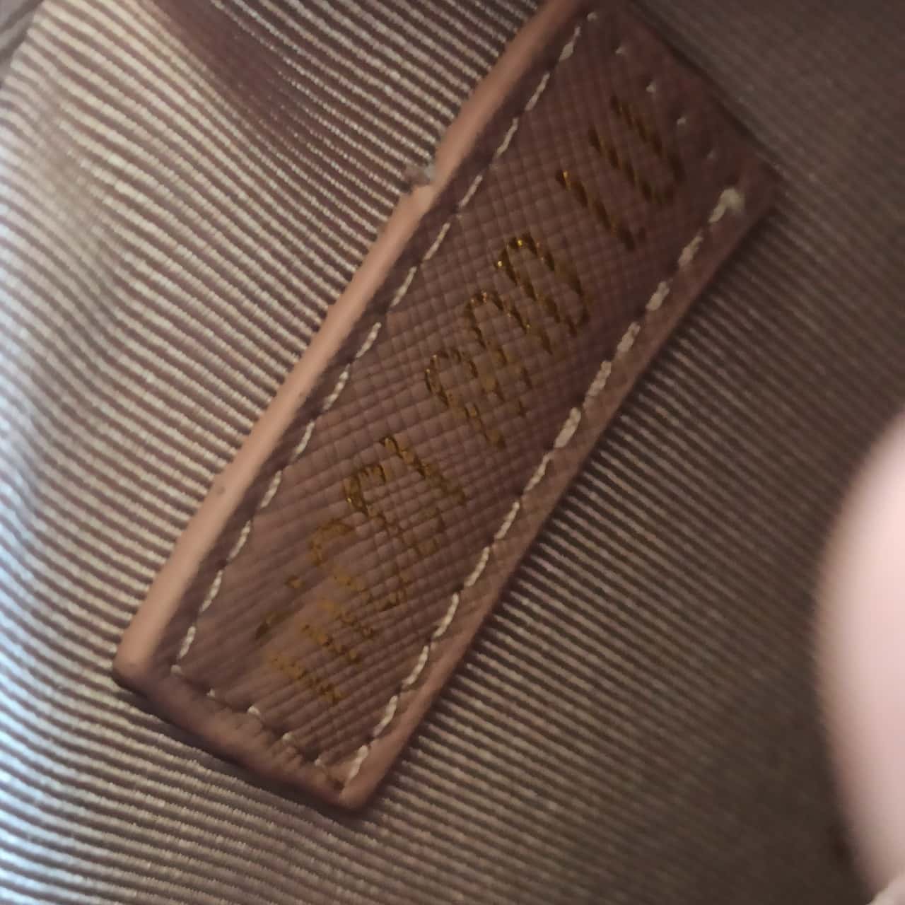 Nikki & Lu Personalised Slimline Card holder Beige with GH initials (b19)