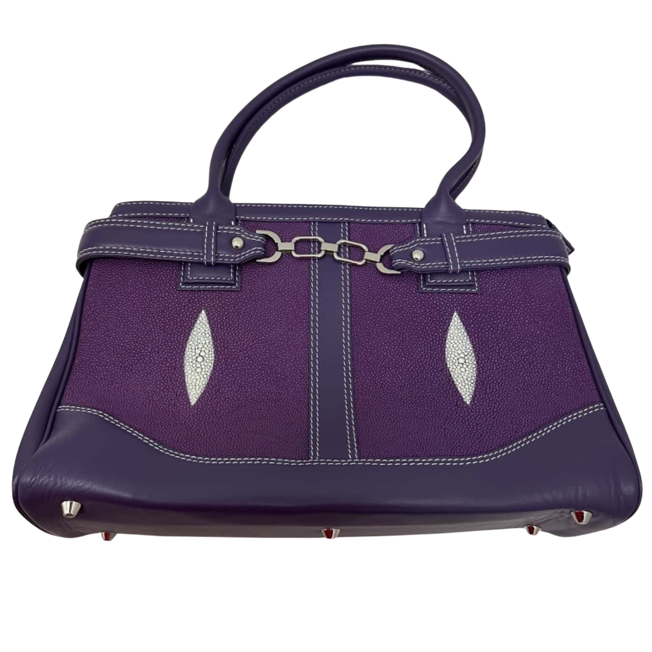 Womens Stingray Handbag Purple (s)
