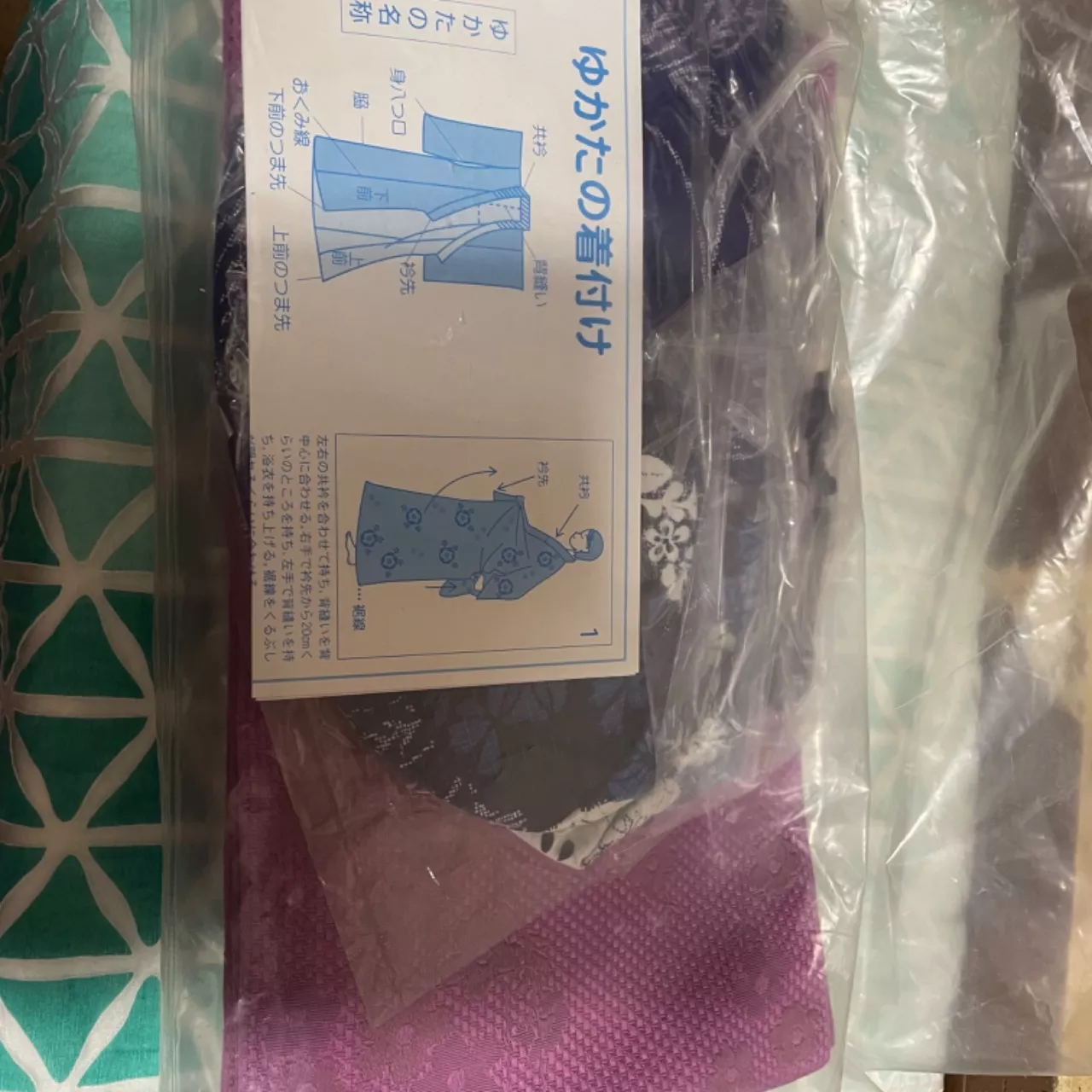 Japanese Blue/Indigo Floral Pattern Yukata Womens One Size (s) - Used ...