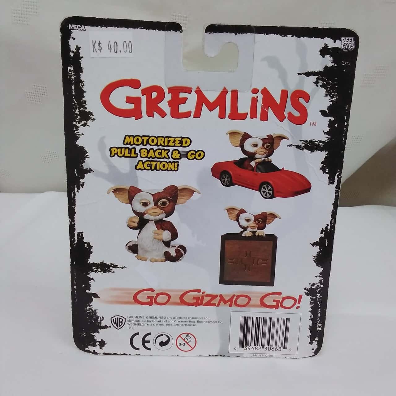 * REDUCED 50% OFF * Warner Bros "Gremlins - Go Gizmo Go" in Red Car ...