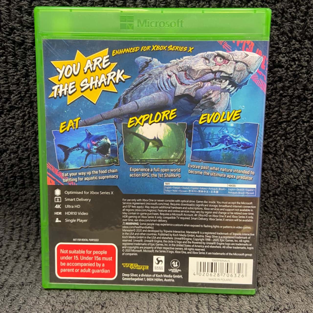 Man Eater Xbox Series X/ Xbox One Game