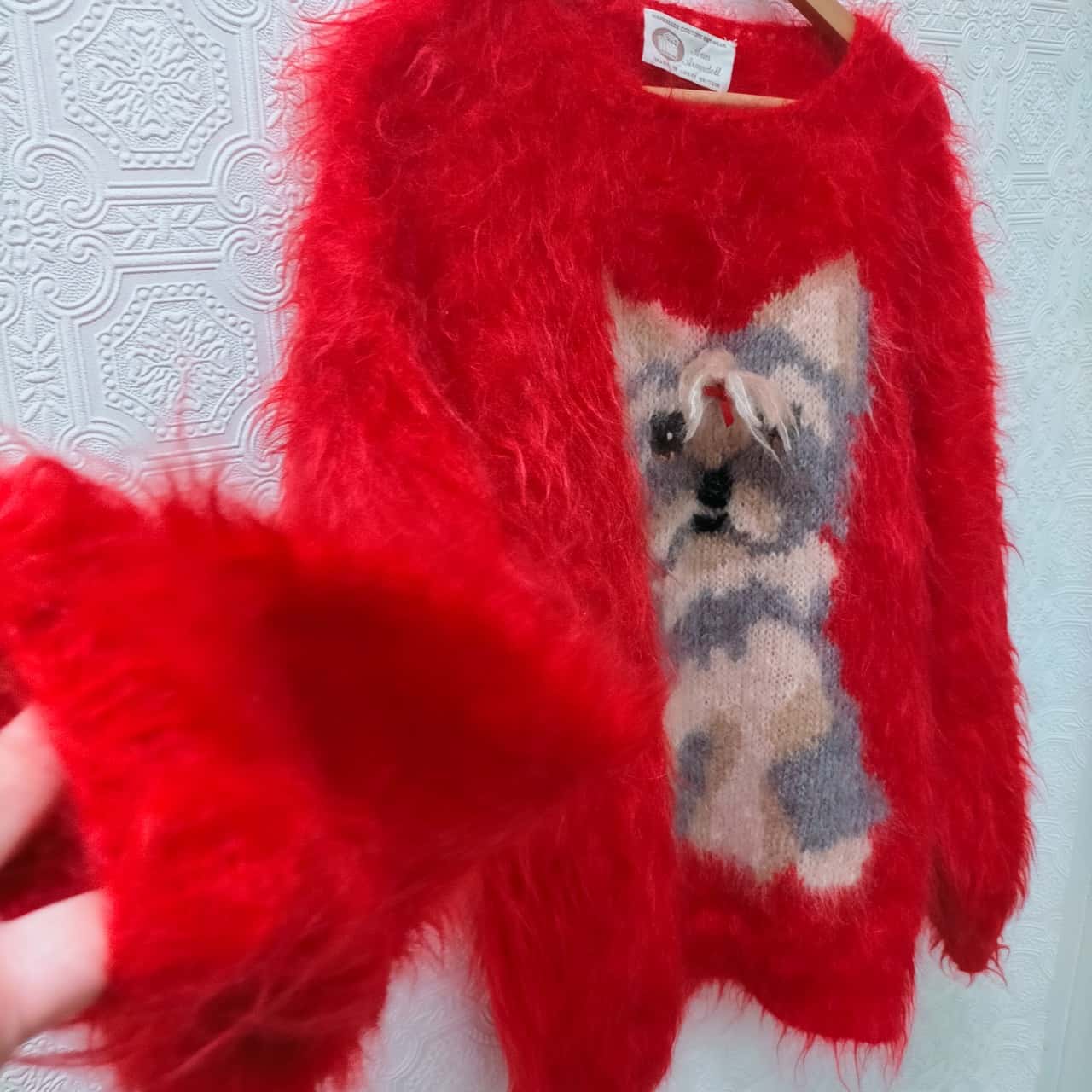 ANN ARUNDELL Handmade Couture knitwear Great Britian Silky Terrier ...