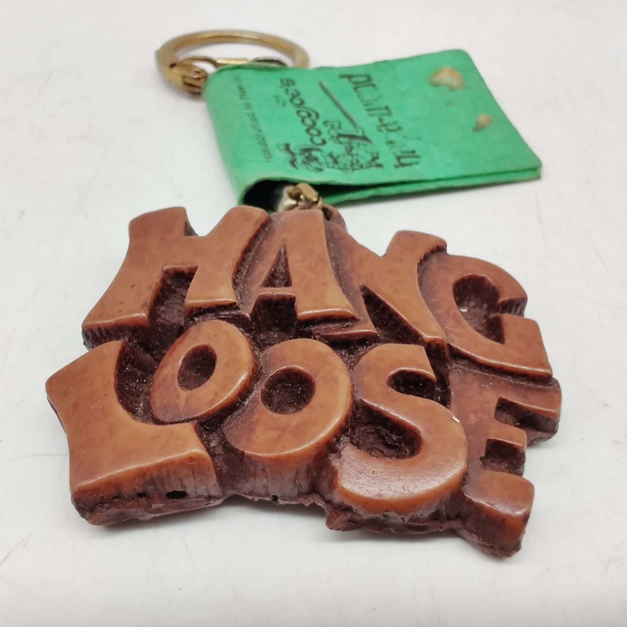 Vintage COCO JOES Hawaii Hang Loose Logo Keychain Keyring with TAG Hapa ...