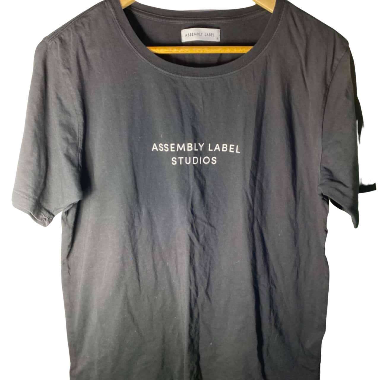 Assembly Label Womens Size 10 T-shirt Black