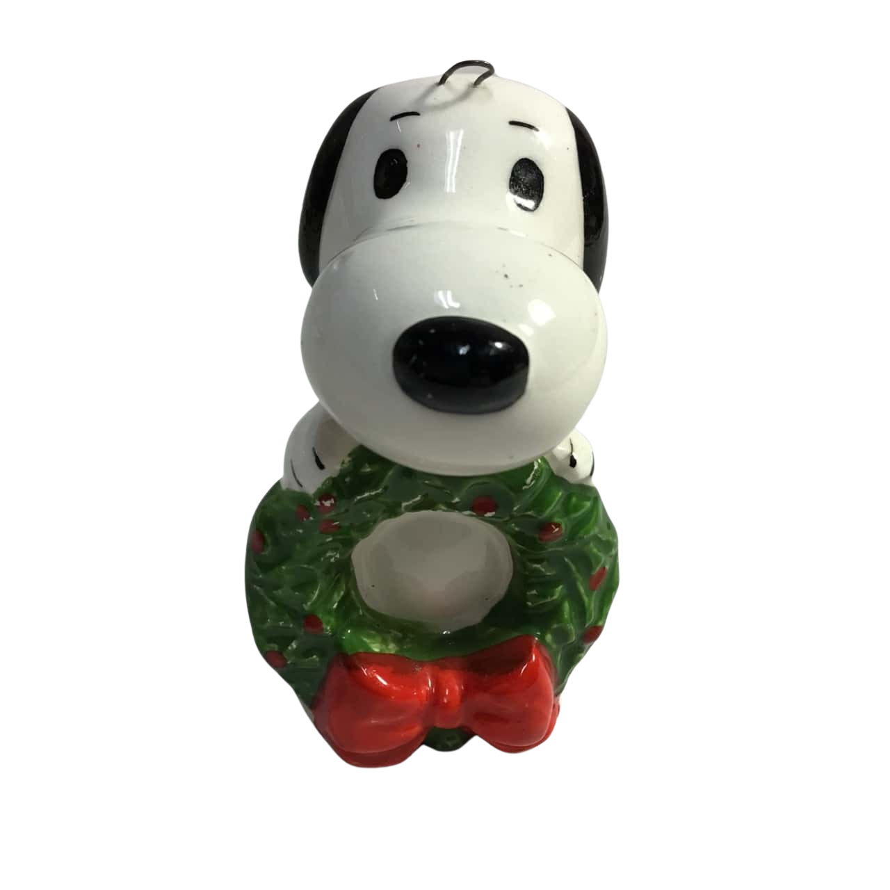 Snoopy Christmas Ordainment With Wreath (s)