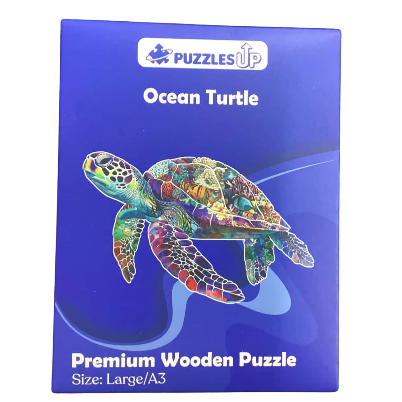 Puzzles Up Wooden Puzzle Ocean Turtle Size A3(s)