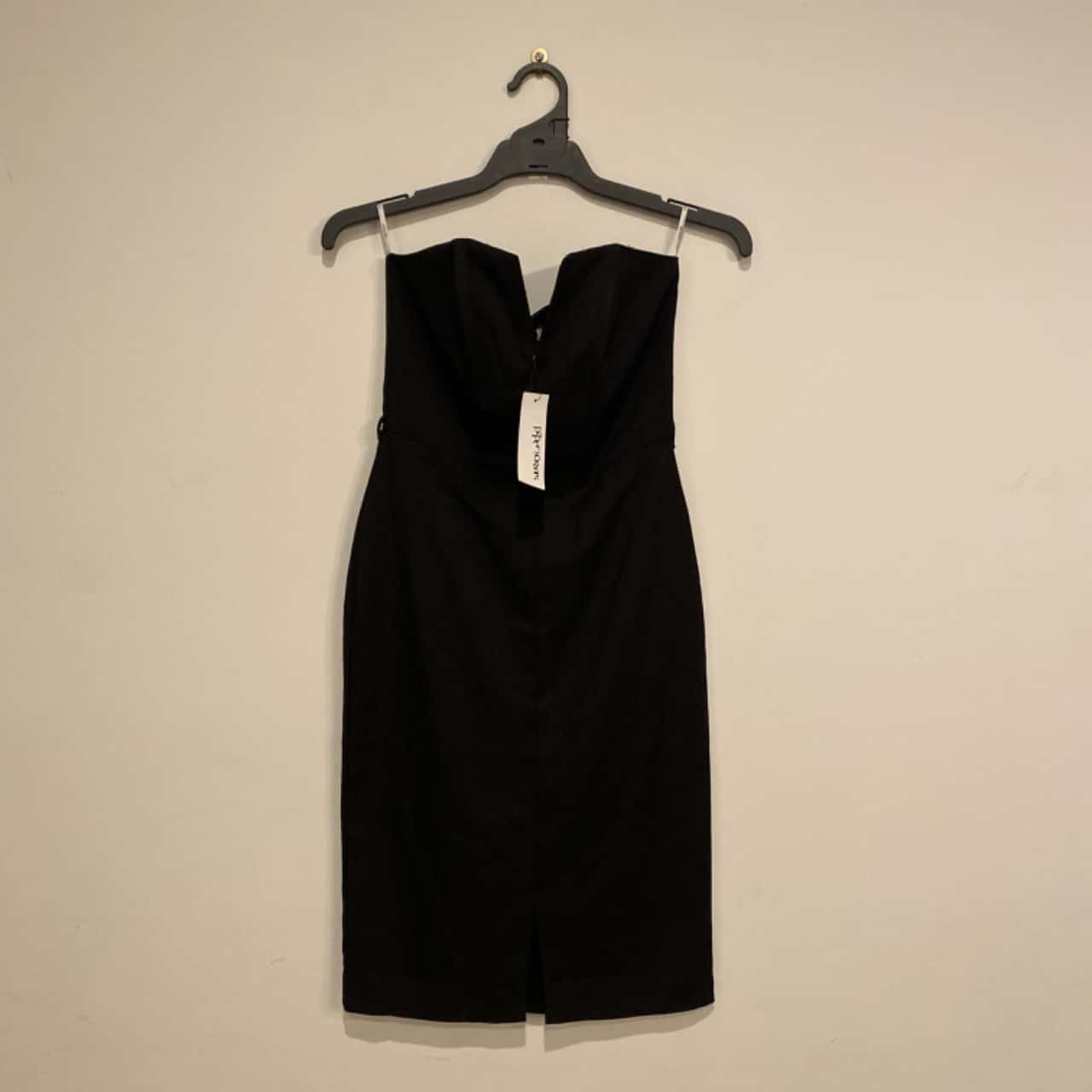 Paper Scissors Womens Size M Strapless Black