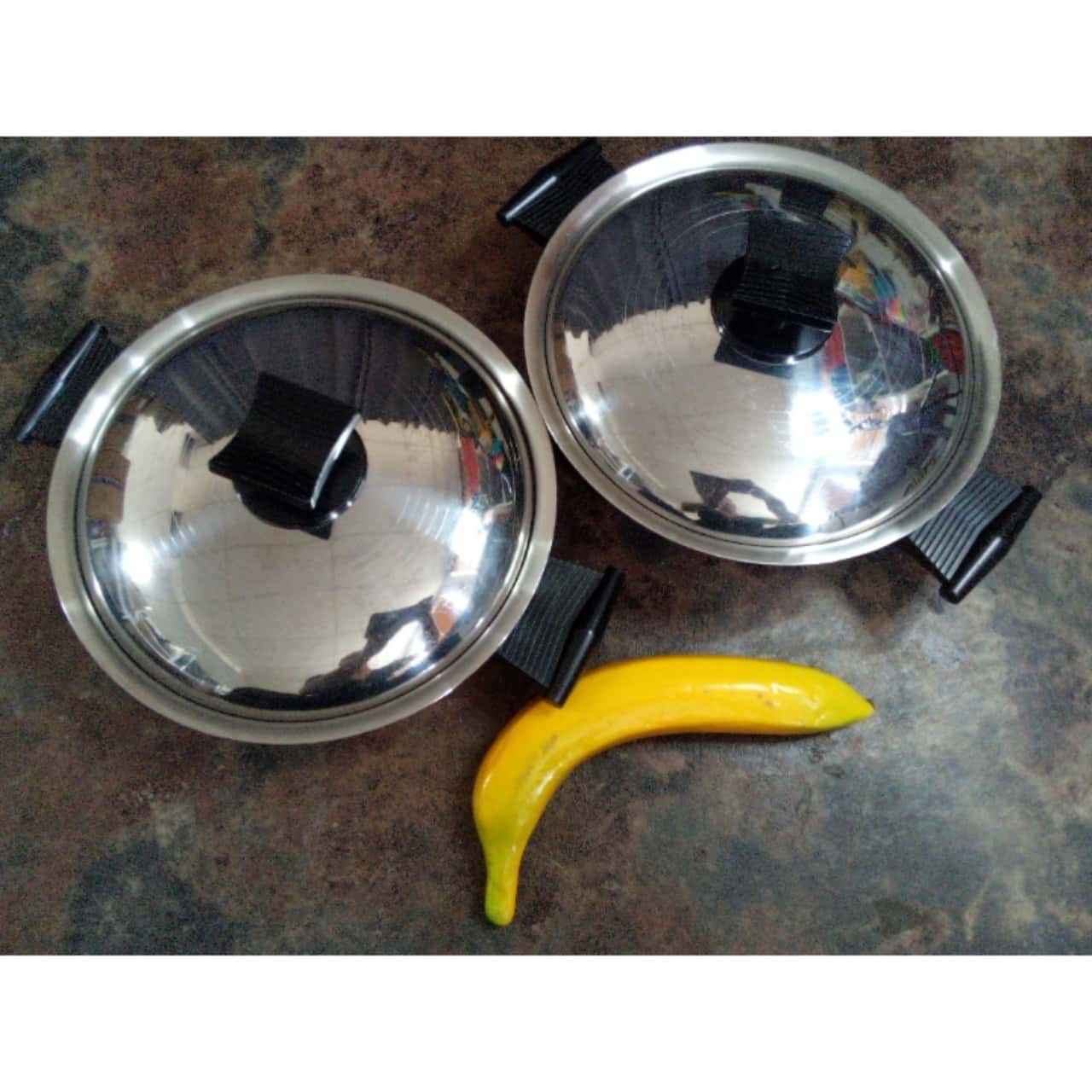 2 x Vintage Rena Ware Saucepans w/Lids (s)