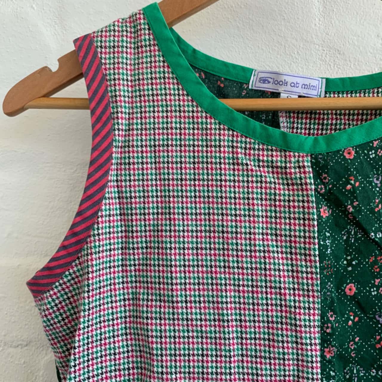 Look at Mimi Small Patchwork Sleeveless Top