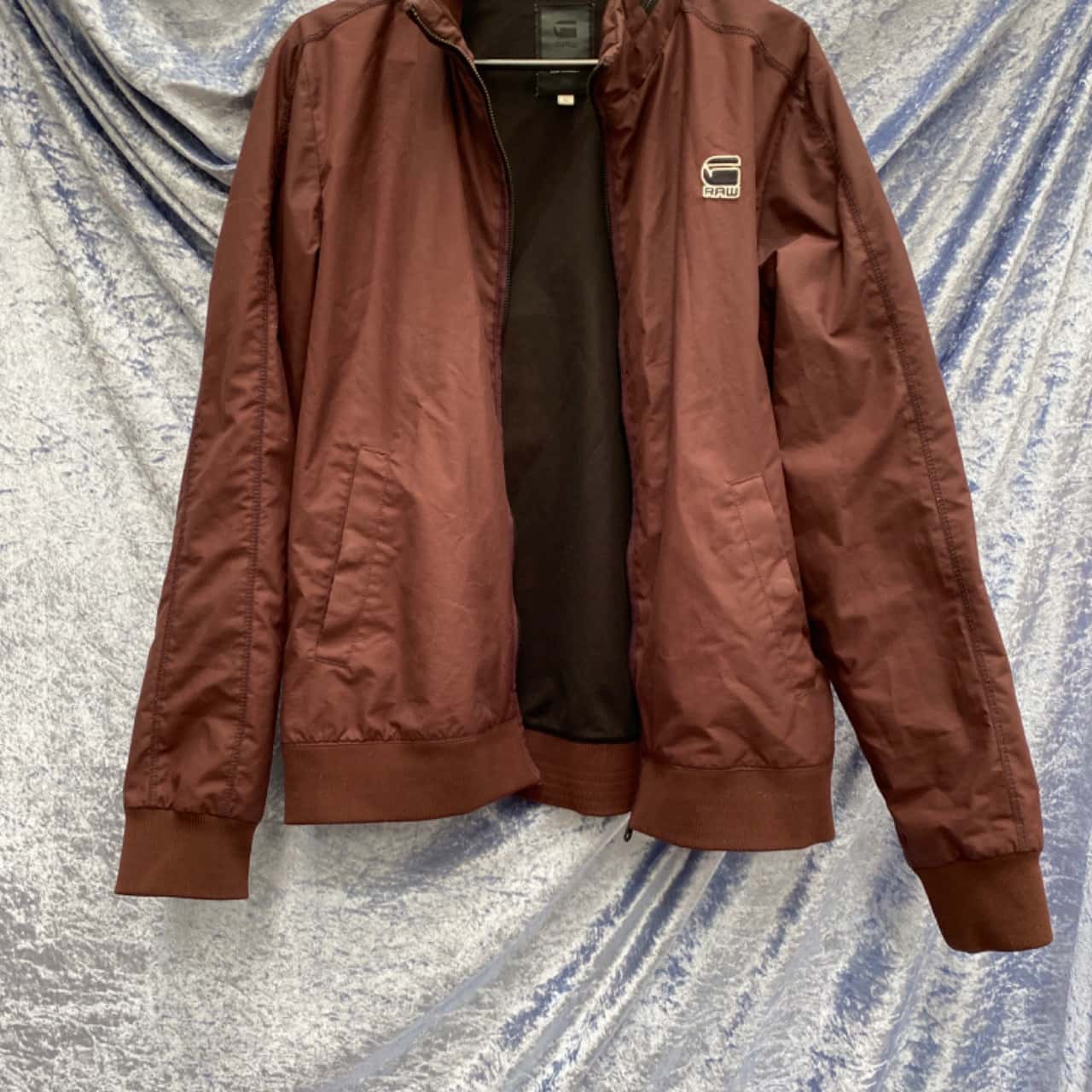 G-Star Raw Mens Size XL Burgundy Bomber Jacket(s)